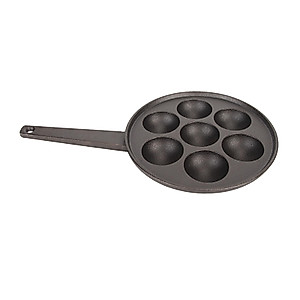 7 Holes Nonstick Takoyaki Grill Pan Deepened Enlarged Cast Iron Takoyaki Maker for Restaurant Hotel Household Kitchen Use