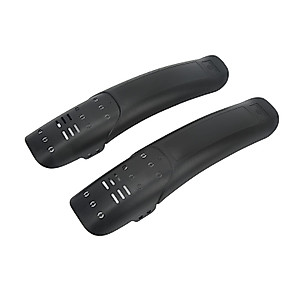 Mountain Bike Fender Set, High Bending Strength Bike Mud Guards 2PCS Windproof Design Lengthened High Strength for Outdoor