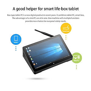 FCHJJ Pipo X10S Mini PC 10.1 inch IPS1920*1280 Intel Celeron J4105 Quad Core 6G RAM 64G ROM Tablet PC BT WiFi RS232 4*USB 3.0 POE