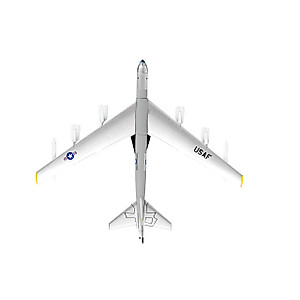 Daron Worldwide Trading Postage Stamp USAF B-52 Stratofortress 1/300 Silve Airplane Model