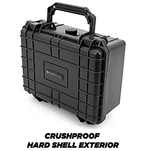 CASEMATIX Waterproof Trading Card Case for 550 Cards - Hard Shell Trading Card Box with Customizable Foam Compatible with Magic The Gathering, Cards Against Humanity and Standard TCGs