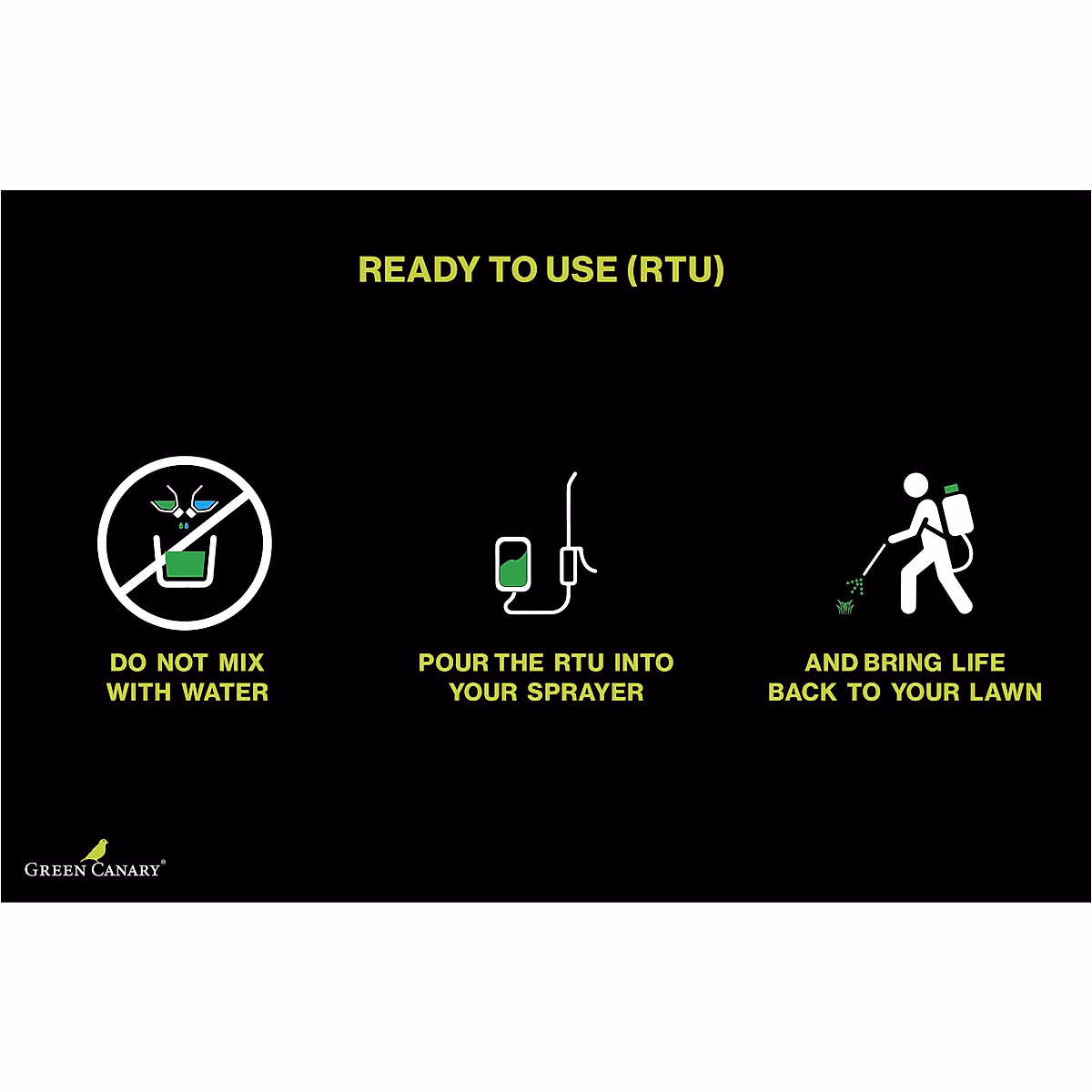 Green Canary Pre-Mixed Grass Colorant - 8 Liter Bottles (More Than 2 Gallons), Environmentally Safe, Natural Looking Turf, Green Grass Paint, Ready to Apply Grass Colorant, Made in USA