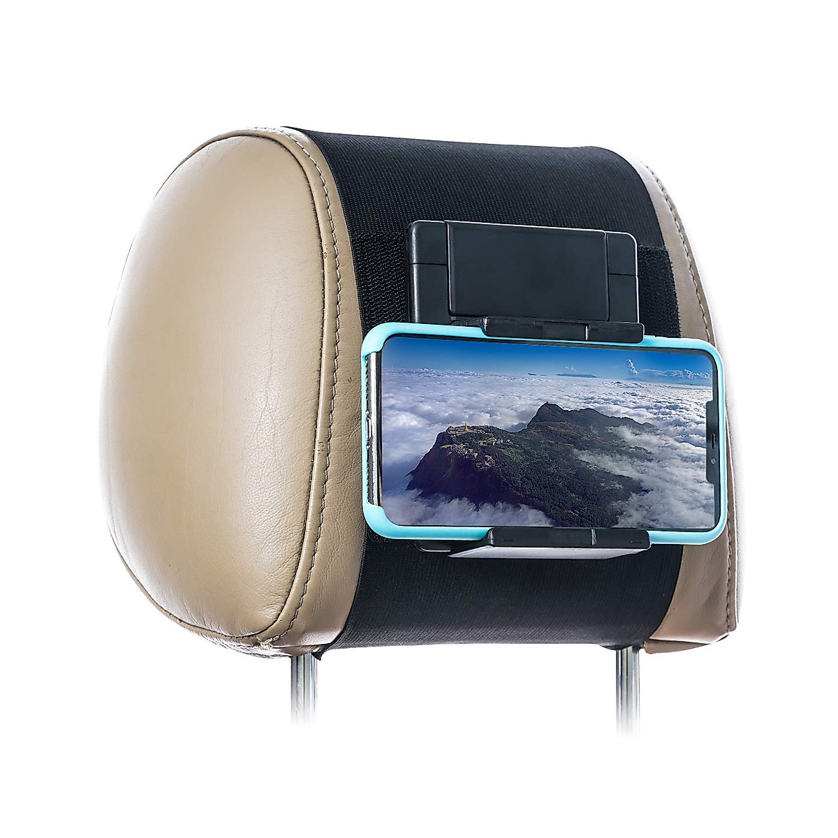 WANPOOL Car Headrest Holder, Swivel Car Headrest Mount Holder for Nintendo Switch & iPad Air, iPad Mini and Other Tablets