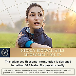 Quicksilver Scientific Methyl B12-1000mcg Vitamin B12 as Methylcobalamin (Methyl B12) - B12 Liquid with Nano Technology for Superior Absorption - Supportive Energy Supplement (30ml / 90 Servings)