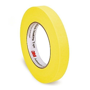 3M 06652 18 mm x 55 m Automotive Refinish Masking Tape, Pack of 48