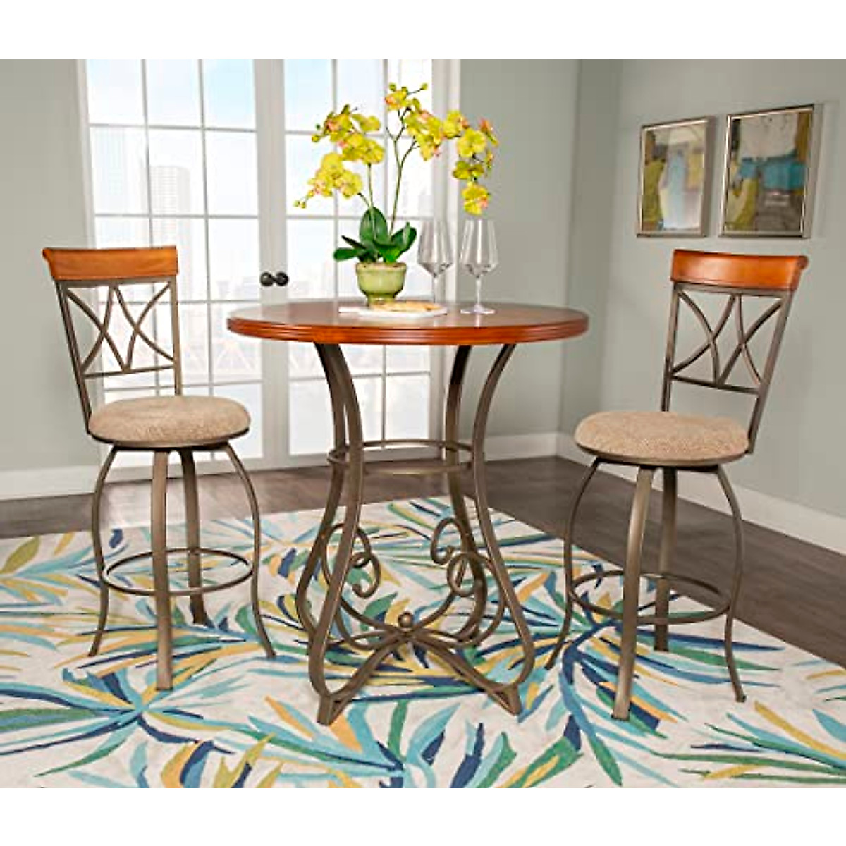 Powell 3-Pc. Hamilton Pub Set, Medium Cherry