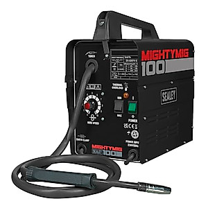 Sealey MIGHTYMIG100 Gas MIG Welder 100A, 100 Amp, Red