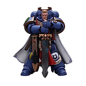 HiPlay JoyToy Warhammer 40K ltramarines Primaris Captain with Power Sword and Plasma Pistol 1:18 Scale Collectible Action Figure