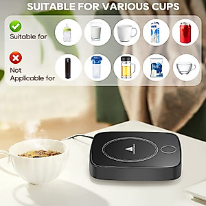 Coffee Mug Cup Warmer for Desk Auto Shut Off Use, Cup Warmer for Coffee Tea Milk Drink, Mug Warmer for Desk Office Home, Birthday from Daughter Son Wife