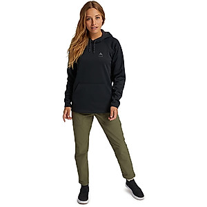 Burton Women's Crown Weatherproof Pullover Fleece, True Black, XXS