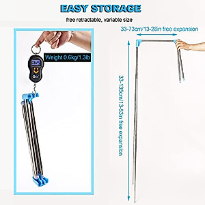 CDDUOLA Portable Foldable Garment Racks, Retractable Floor Clothes Drying Rack, Free Installed Lightweight Freestanding Hanger for Indoor Outdoor Travel and Camping