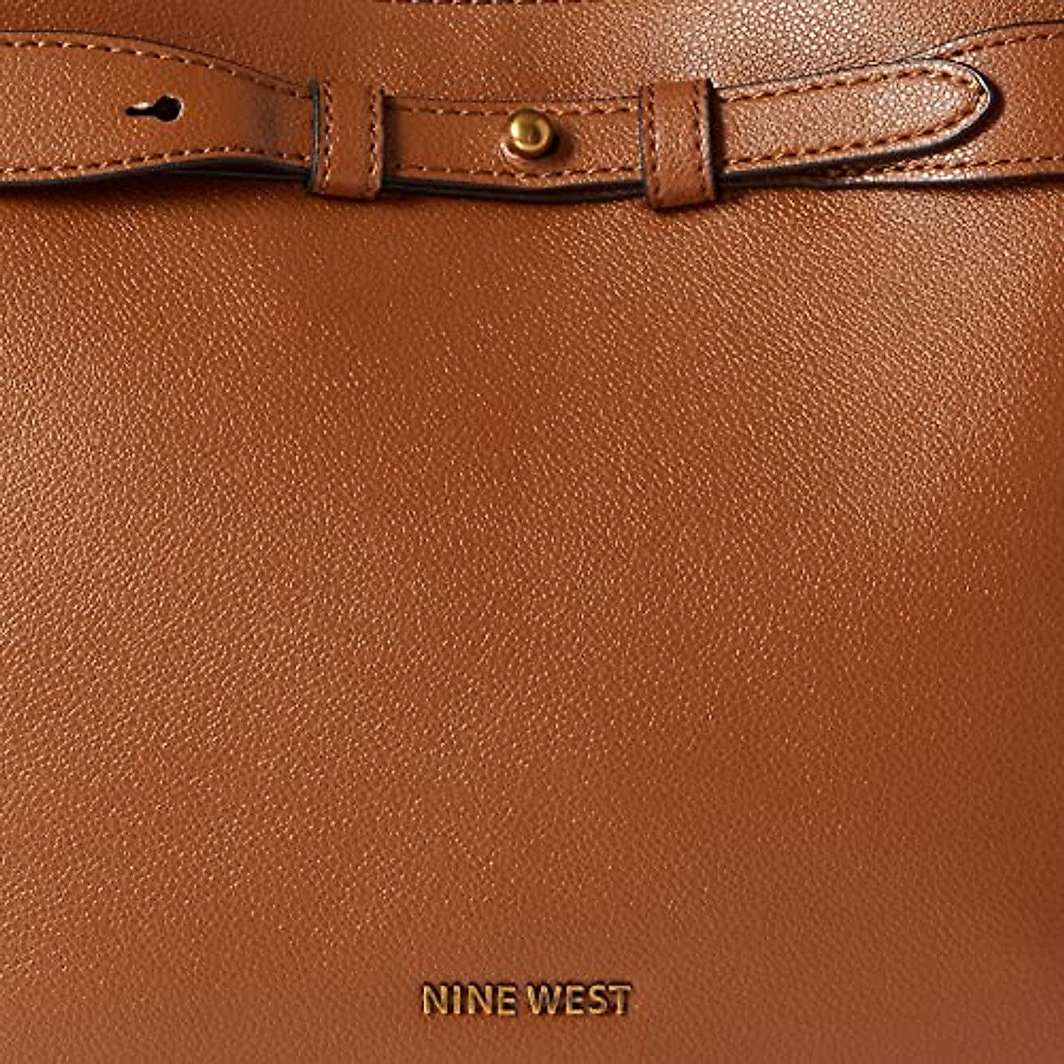 NINE WEST ARIA Satchel, Saddle TAN