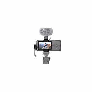 Sony WH-1000XM5 The Best Wireless Noise Canceling Headphones with Auto Noise Canceling Optimizer & 3.5” LCD Vlog Monitor with Mount and USB-C Cable