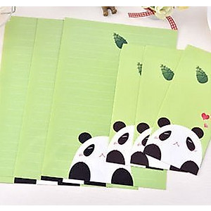 SCStyle 30 Cute Lovely Kawaii Cartoon Animal Design Version 2 Writing Stationery Paper with 15 Envelope
