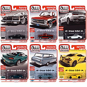 Auto World Premium 2021 Release 4 Set B (6-Car Sealed Case) 1:64 Diecast