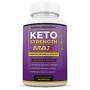 (3 Pack) Keto Strength Max 1200MG Pills Includes Apple Cider Vinegar goBHB Strong Exogenous Ketones Advanced Ketogenic Supplement Ketosis Support for Men Women 180 Capsules