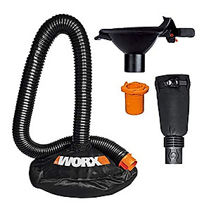 WORX 50026858 Trivac Leaf Collection Bag (WGBAG500) & WORX LeafPro Universal Leaf Collection System for All Major Blower/Vac Brands - WA4058