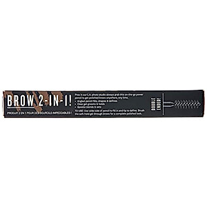 Smashbox Brow Tech To Go Gel 2-In-1 Double Ended Pencil # Taupe 0.007 Ounce