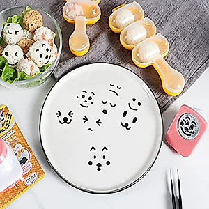 MXY Rice Ball Mould Shaker Sushi Roll Maker Kitchen Tools for Shake DIY Lunch with a Mini Rice Paddle (L-819)