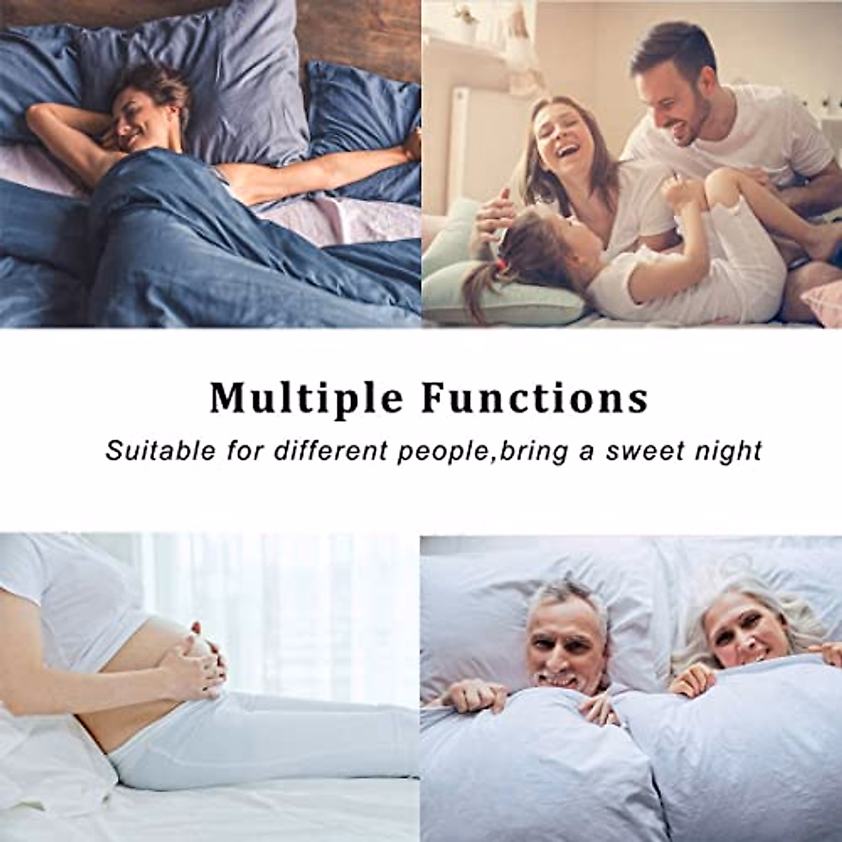 JURLYNE Full XL Mattress Topper - Extra Thick Cooling Mattress Pad Cover - Pillow Top with Breathable 4D Spiral Fiber Filling Mattress Cover