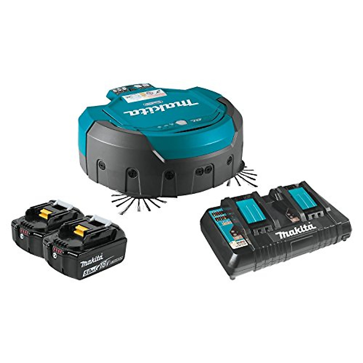 Makita DRC200PT 18V X2 LXT Lithium-Ion Brushless Cordless Robotic Vacuum Kit (5.0Ah)