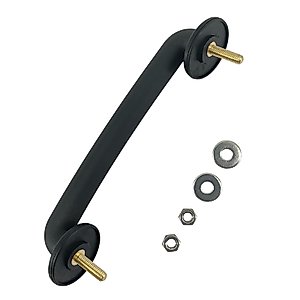ALTBET Strap Hood Windshield Hold Down Bracket Hood Handle Footman Loop Compatible with 1997-2006 Jeep Wrangler TJ, 2007-2018 Wrangler JK Replace 55176422