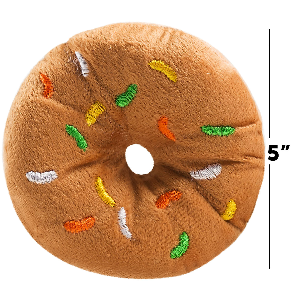 Bedwina Plush Donuts with Sprinkles - (Pack of 12) 1 Dozen Stuffed Donut Pillow Toy Party Favors, Donut Party Supplies Decorations and Stocking Stuffers for Kids