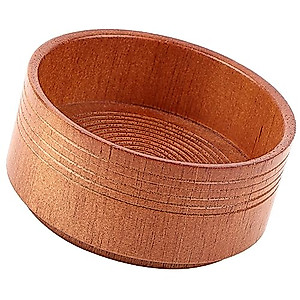 Akozon Shaving Mug, shaving bowl, Wooden Shaving Soap Bowl Cup Mug beard soap assembly proraso Man Shaver Razor Cleansing Foam Round owl Tool For