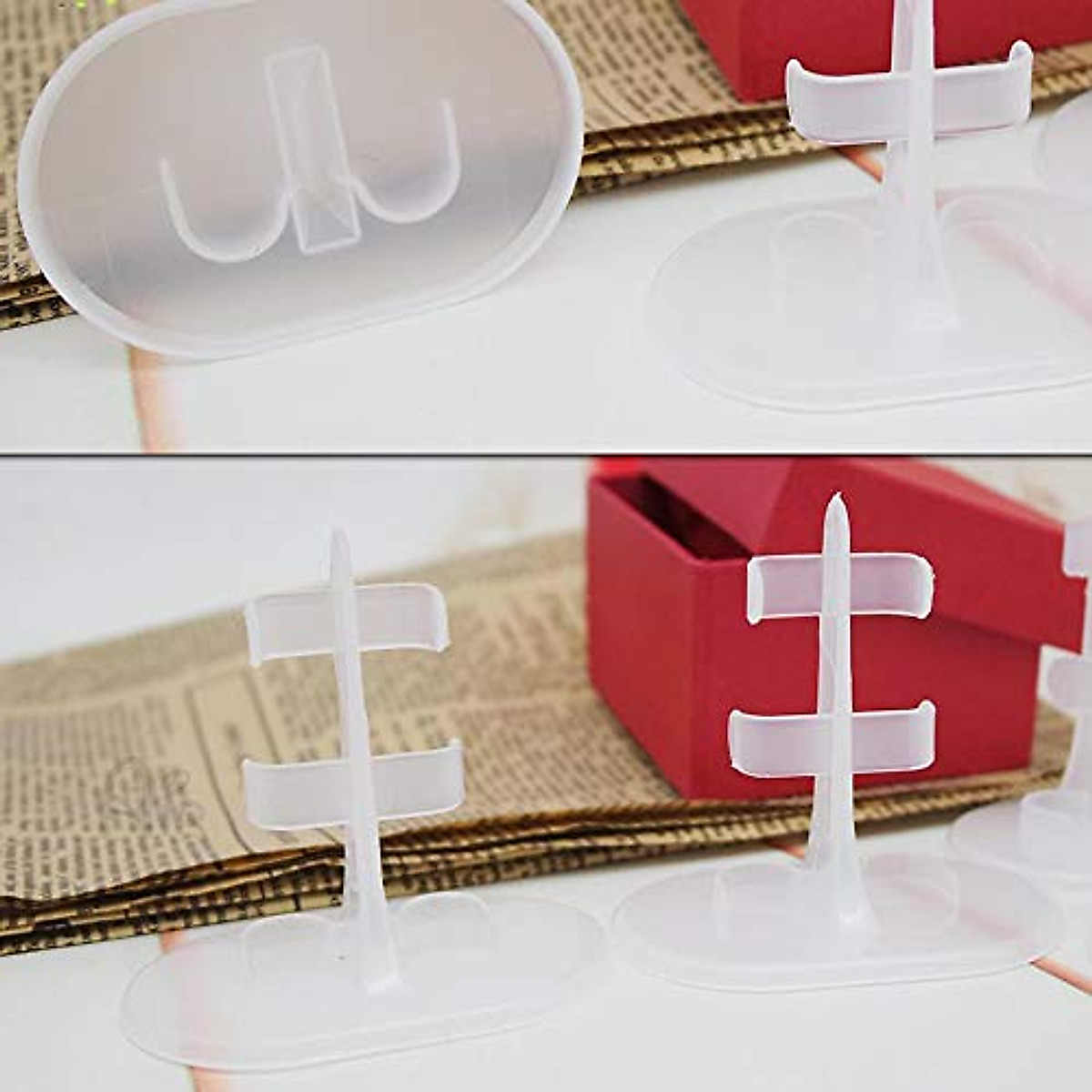 SaiDian 5 Pcs Doll Stands for Display Holder Doll Accessories for Barbie Dolls Support Leg Holder Accessory Fit for 11 Inches Doll