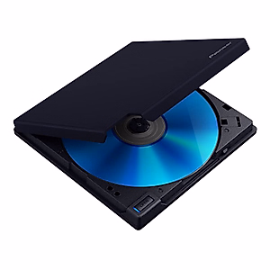 Pioneer BDR-XD08UMB-S Pinnacle of The XD08 Series with a Matte-Black Body USB 3.2 Gen1 (USB Type-C) / 2.0 Slim Portable BD/DVD/CD Writer Features The Latest high-Grade Rubber Coating