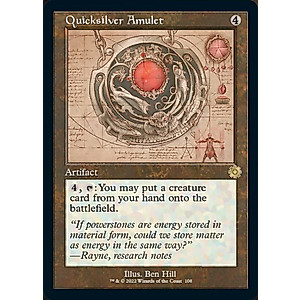 Magic: the Gathering - Quicksilver Amulet (108) - Schematic - The Brothers' War Retro Artifacts