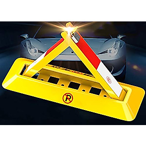 Driveway Barrier,Car Park Driveway Guard Saver,Easy Installation Car Parking Lock,Protect Your Parking Space(60CM×22CM)