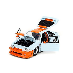 Bigtime Muscle 1:24 1989 Ford Mustang Gulf Die-Cast Car, Toys for Kids and Adults(Blue)