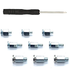 SGTKJSJS m.2 ssd Screws Kit, Nvme M2 Screws Suitable for Asus ASRock Gigabyte MSI Motherboard & Nvme SSD