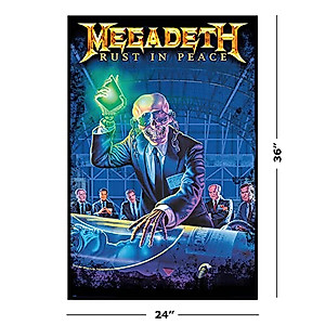 Megadeth - Music Poster (Album Cover: Rust In Peace) (Size: 24" x 36")