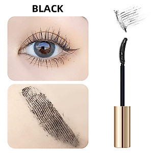 Volume Booster Lash Primer Mascara,Conditioning Mascara Waterproof Primer,Tinted Lash Primer,Black