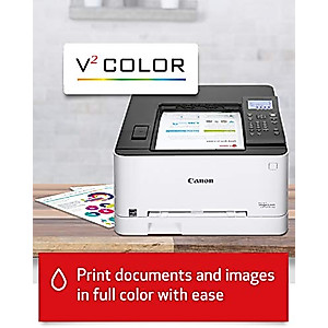 Canon Color Image Class LBP622Cdw -Wireless, Mobile Ready, Duplex Laser Printer, Compact Size - White