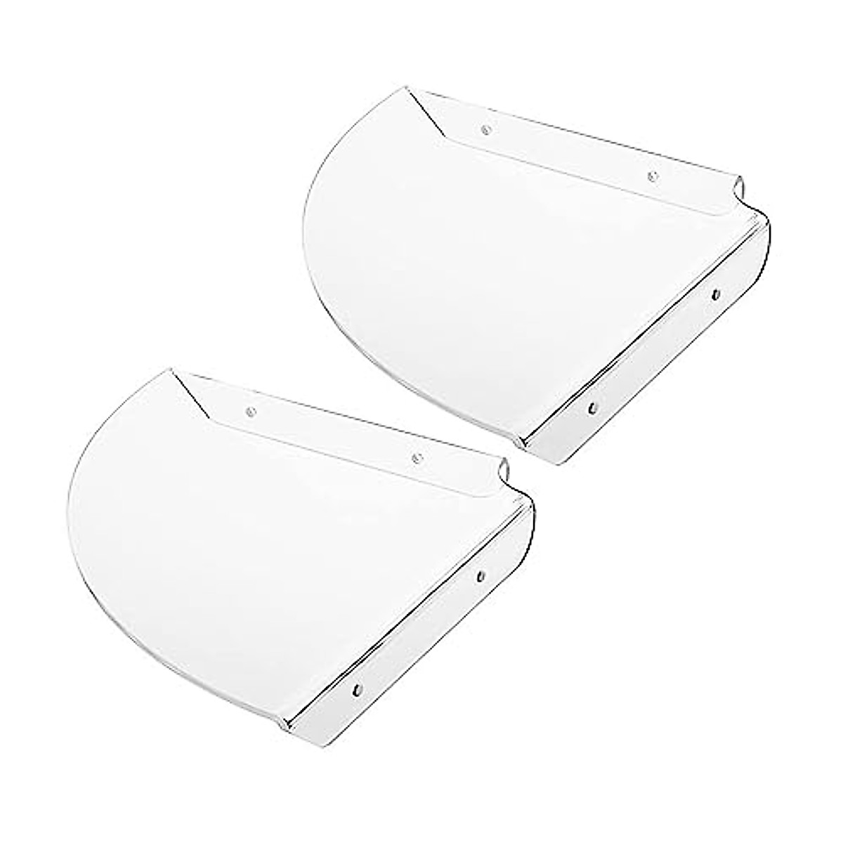 wennqe Bathroom Corner Shelf Clear Shower Rack Corner Punching Shower Organiser Acrylic Shower Shelves Wall Mounted Bath Shelf Bathroom Corner Shelf Shower Organiser