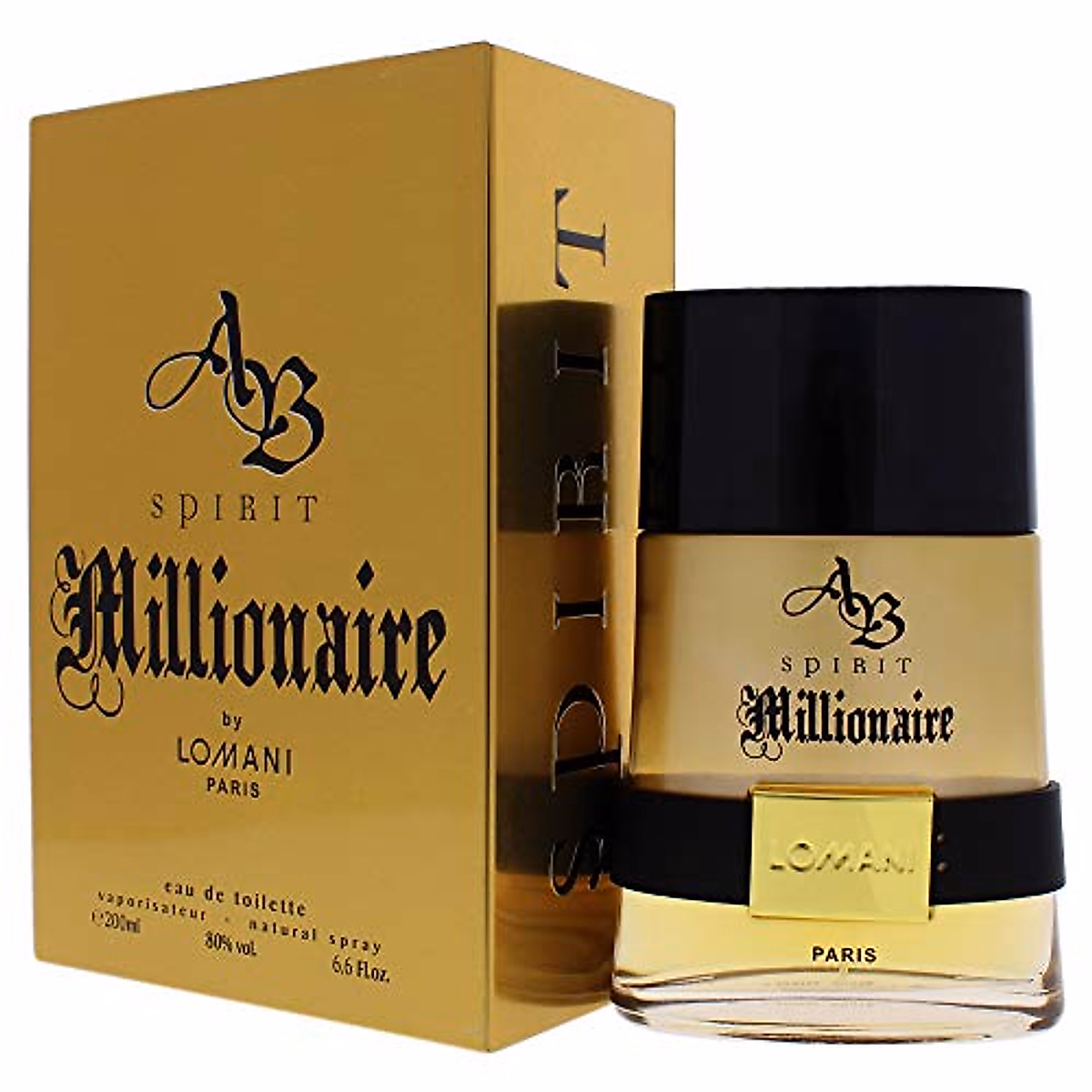 Lomani Ab Spirit Millionaire By Lomani for Men - 6.6 Fl. Oz Edt Spray, Brown