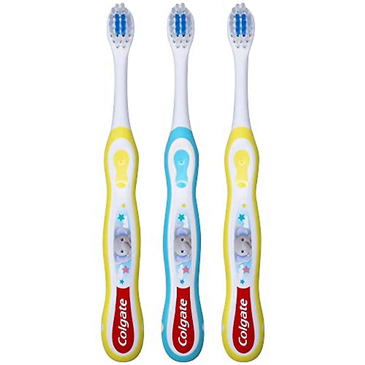 Colgate My First Baby Toothbrush, Extra Soft, (Colors Vary) - Pack of 3