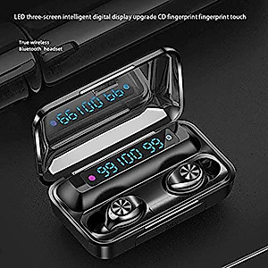 TBIIEXFL Headset Touch Function with Charging Box Stereo Headphones in-Ear Built-in Microphone Headphones Sports Subwoofer