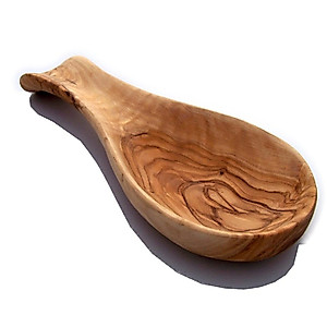 Handmade Olive Wood Kitchen Spoon Rest from Holy Land/Bethlehem