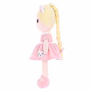 Lazada Baby Doll Soft Plush Girl Toys Kitty Girls with Braids Pink 16"