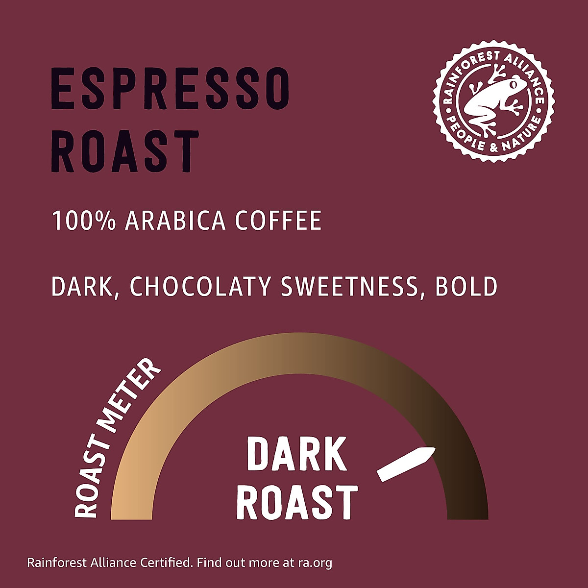 Amazon Brand - Happy Belly Espresso Roast Coffee Pods (Dark Roast), Compatible with K-Cup Brewer, 96 Count