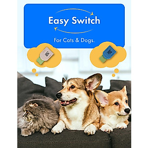 eBmonitor eBpet Blood Glucose Monitor System - Dogs and Cats Glucose Monitoring Kit 25 Blood Glucose Test Strips Lancing Device, Battery, 26 Gauge Sterile Lancets, and Carrying Case, Animal Care, Easy Switch between dogs and cats