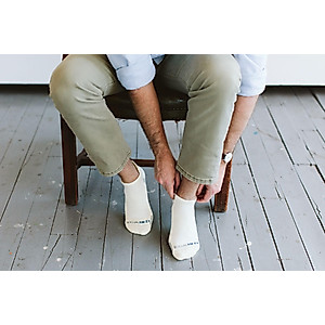 KENTWOOL Men's Classic Low Socks Natural Large