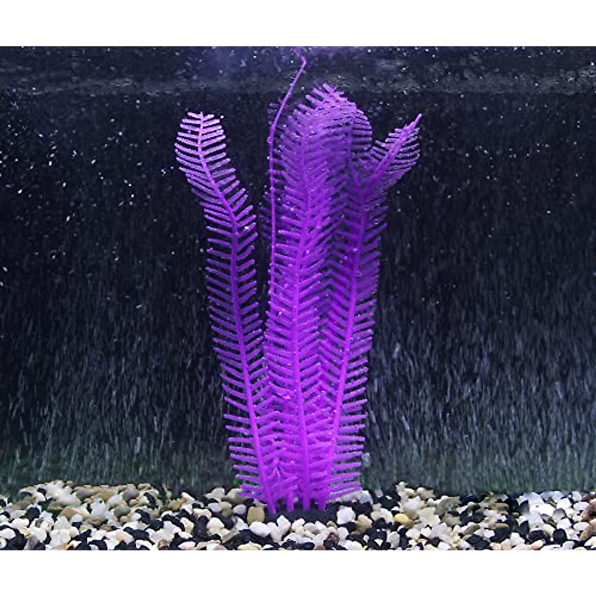 Penn-Plax Aqua-Plants High End Silicone Flow Plant Bundle – Sways with Water Flow – Lifelike Movement with Bright Vibrant Colors – Great for Modern Aquariums - 4pk Bundle