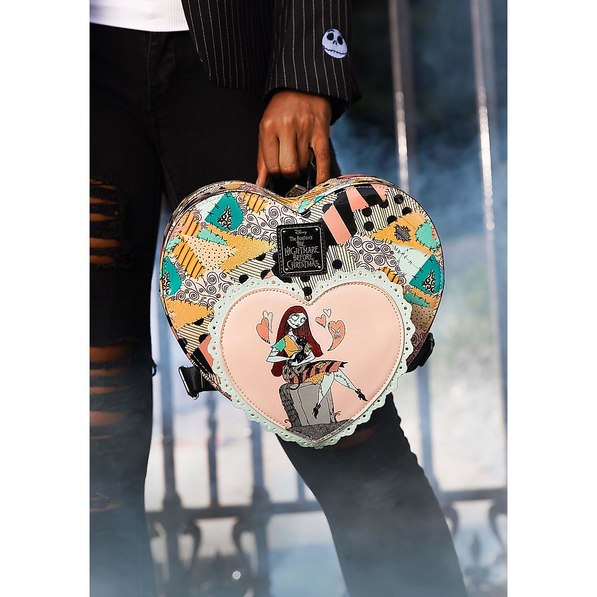 Loungefly Sally Heart Shaped Mini Backpack | Disney Backpacks Standard