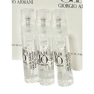 GIORGIO ARMANI Acqua Di Gio MEN EDT Sample Spray Perfume 1.2ml /.04 oz - 3 PCS set