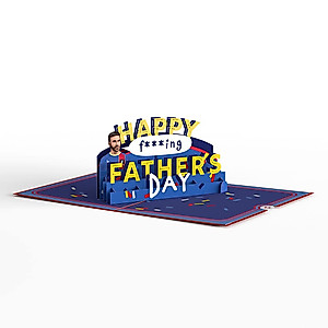 Lovepop Ted Lasso Happy Father's Day Pop-Up Card, 5 X 7”, Funny Card for Husband or Dad, Greeting Card with Envelope